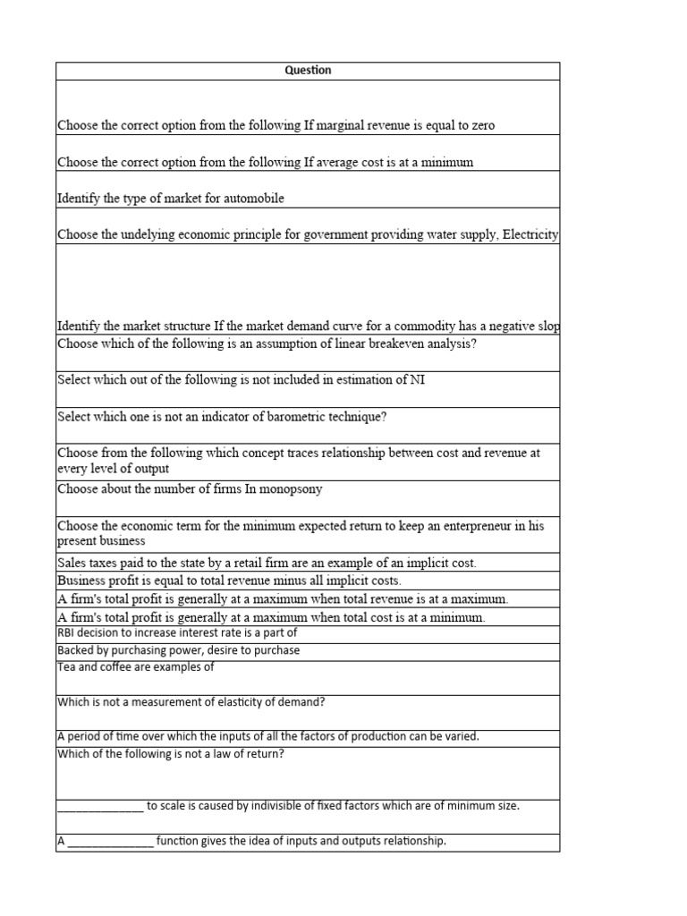 Managerial Economics | PDF | Demand | Elasticity (Economics)