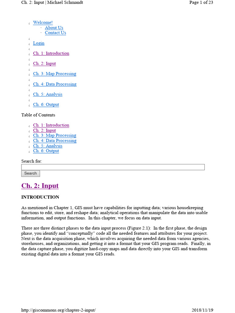 Chapter 2 Pdf Geographic Information System Level Of Measurement