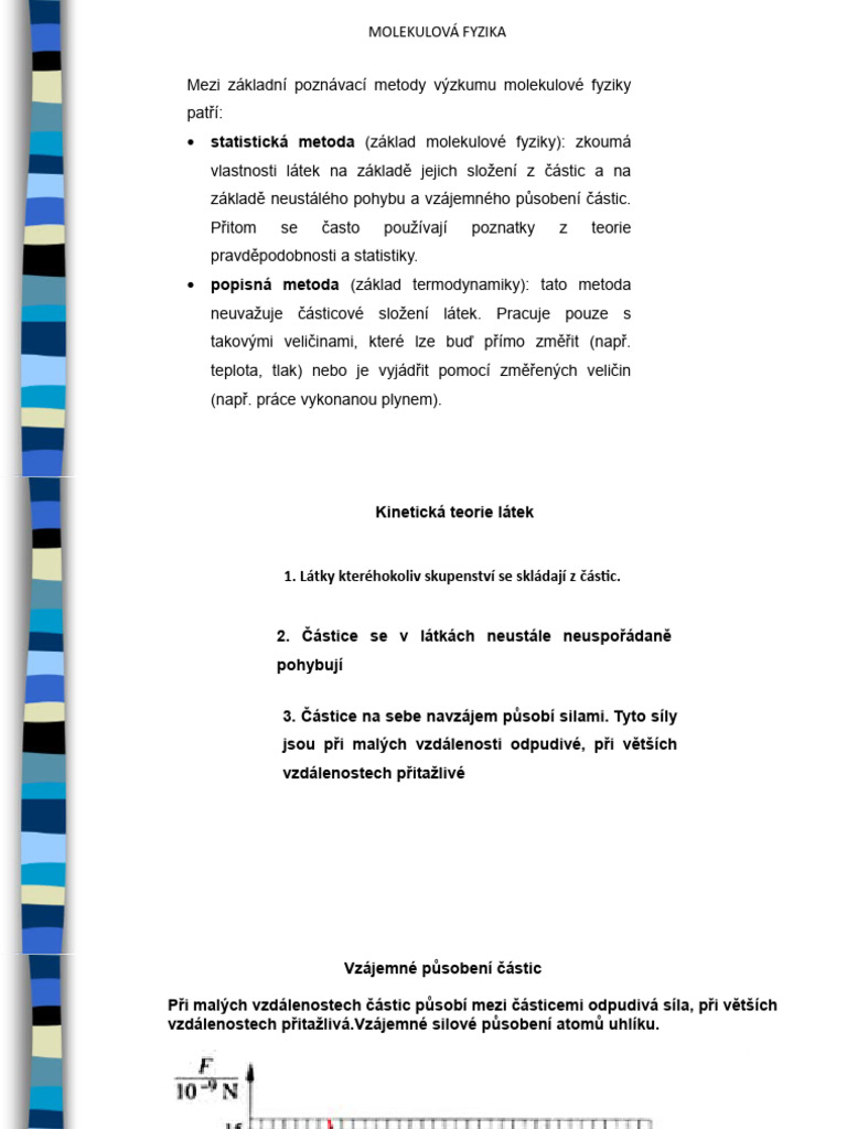 00 Molekulová Fyzika | PDF