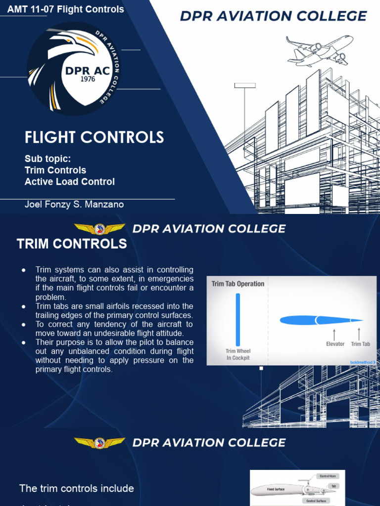 Lesson No. 2 Flight Controls | PDF | Aircraft Flight Control System ...