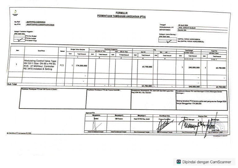 Pta PKS CSB 003-1 | PDF