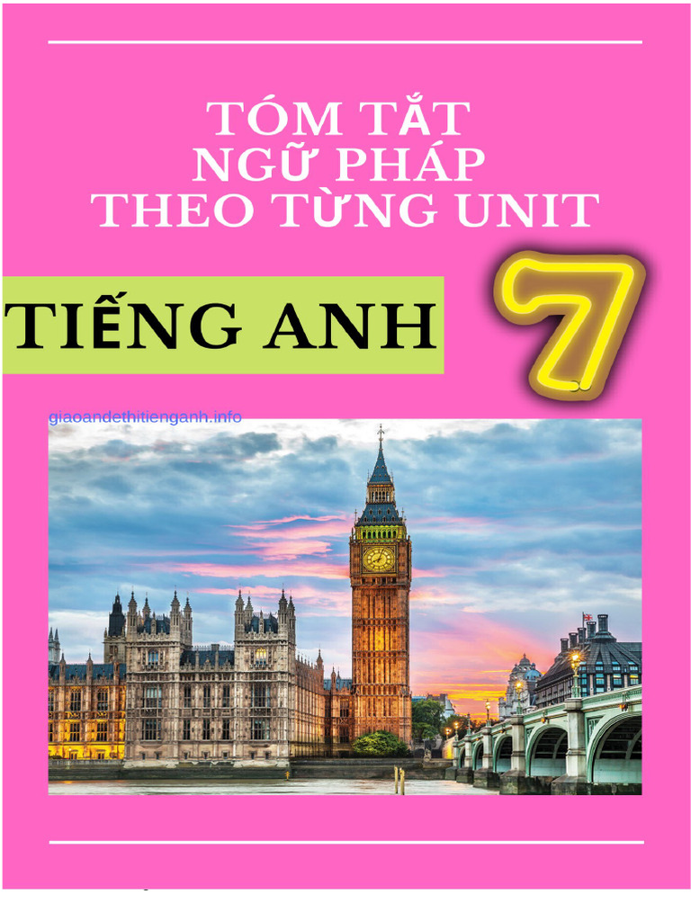 Tong Hop Ngu Phap Tieng Anh 7 | PDF