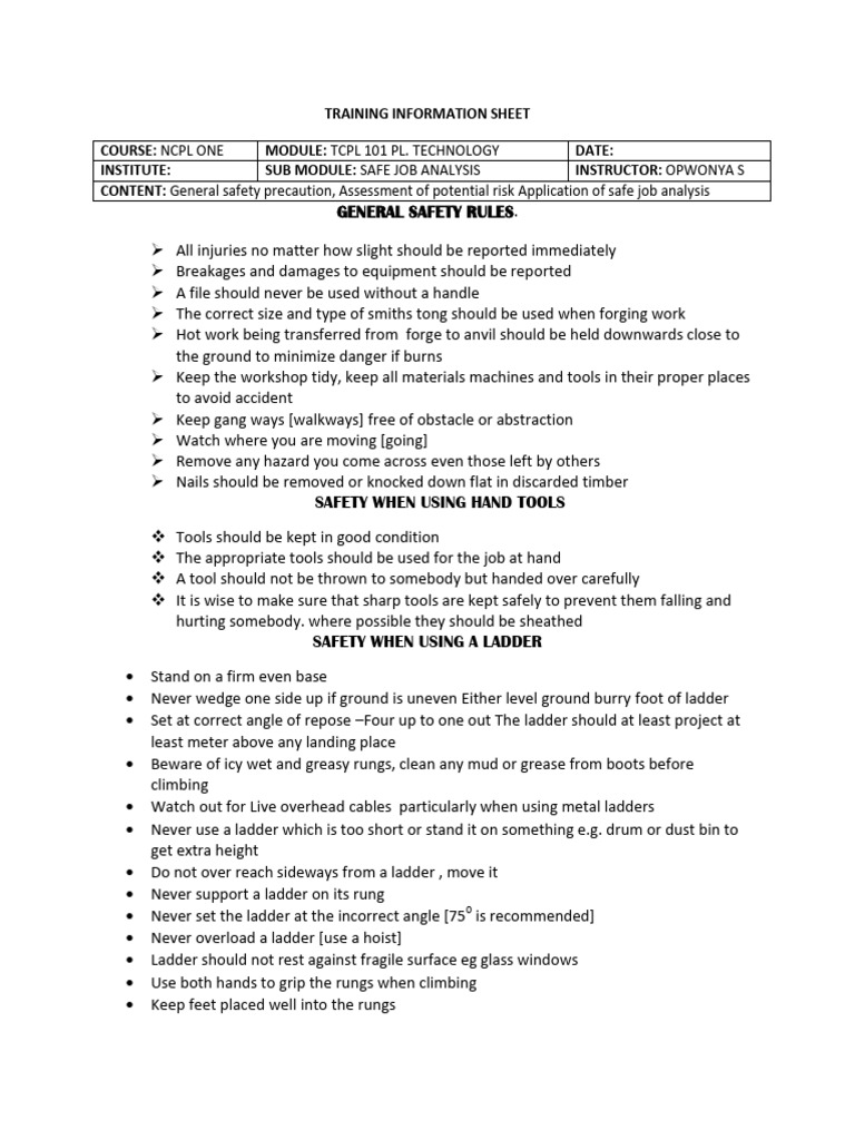 43 GENERAL SAFETY | PDF | Risk | Risk Assessment