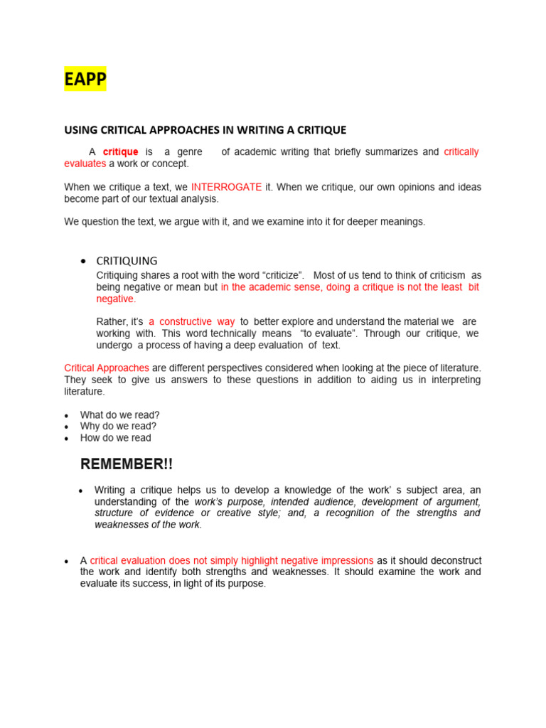 EAPP | Download Free PDF | Liberal Arts Education