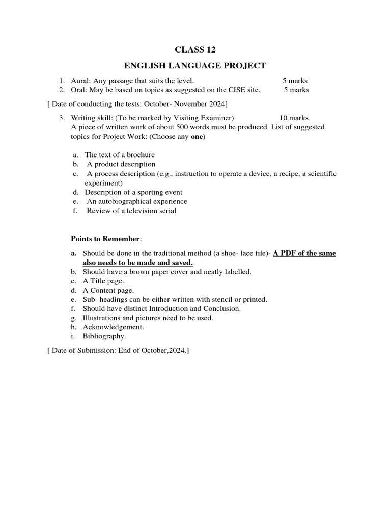 Class 12 Project E1 2024 25 Pdf 3980