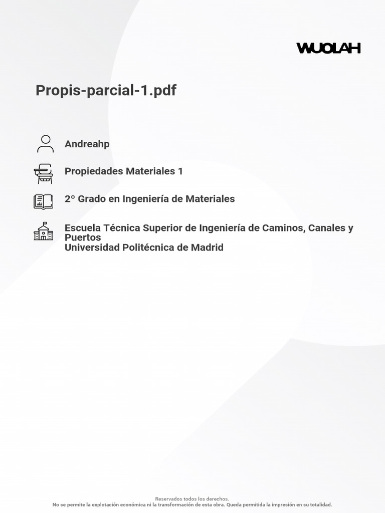 Wuolah Premium Propis Parcial 1 | PDF | Ciencias fisicas | Ingeniería
