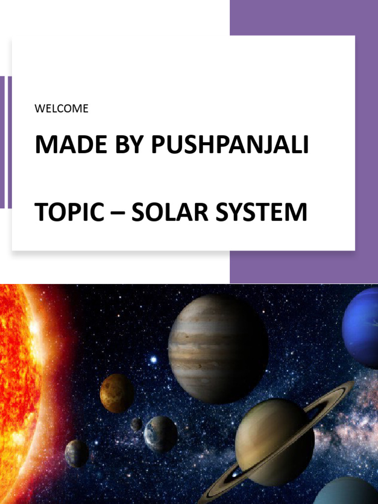 Solar System Presentation | PDF