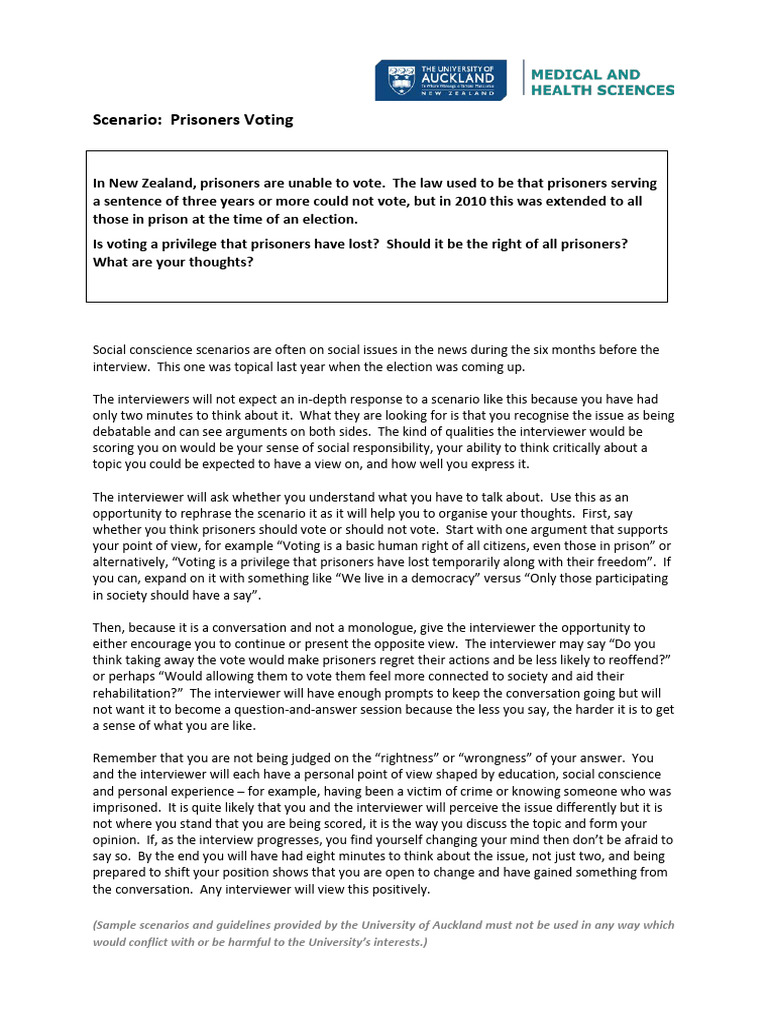 Sample MMI Scenarios and Guidelines | PDF | Alternative Medicine ...