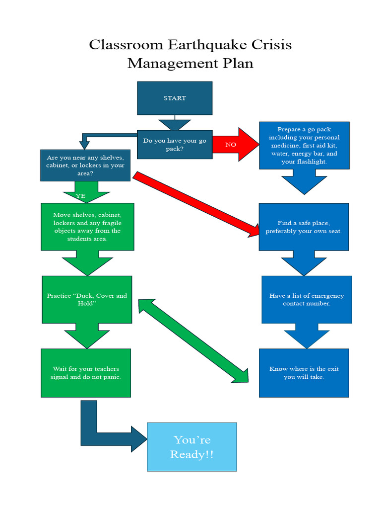 Flow Chart Earthquake | PDF