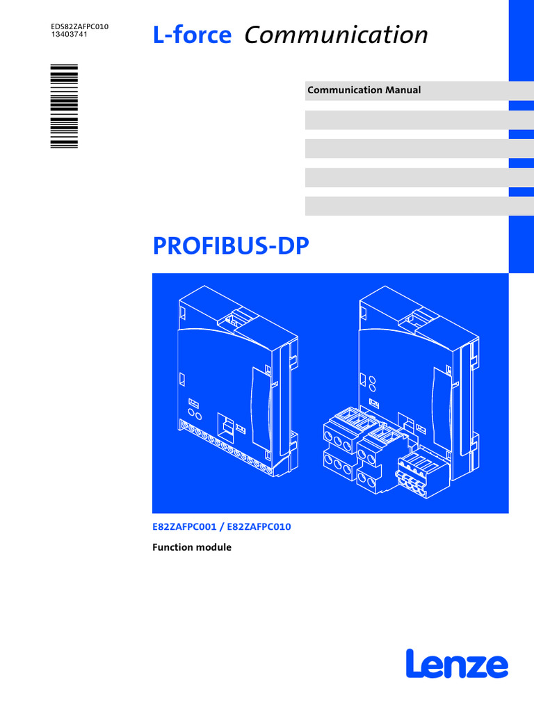 Operating Instructions 8200 Vector Frequency Inverter PROFIBUS en | PDF | Electrical Wiring ...