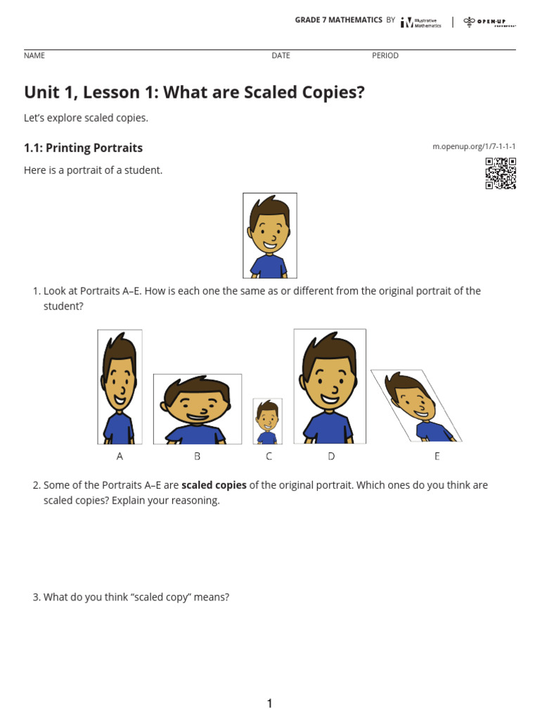 Understanding Scaled Copies in Math | PDF | Area | Triangle
