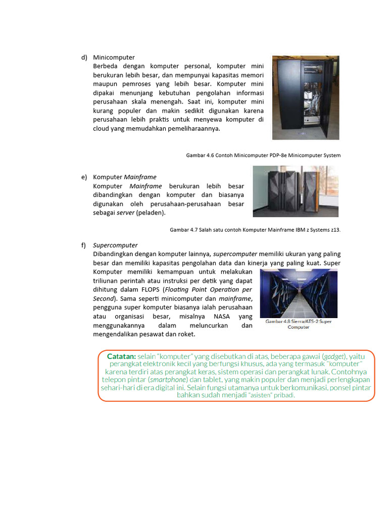 Second) - Sama Seperti Minicomputer Dan Mainframe,: Gambar 4.6 Contoh ...