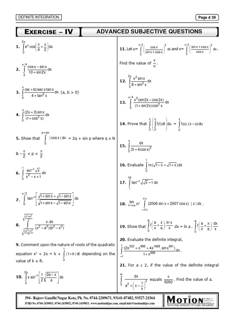Exercise 4 Pdf Derivative Function Mathematics