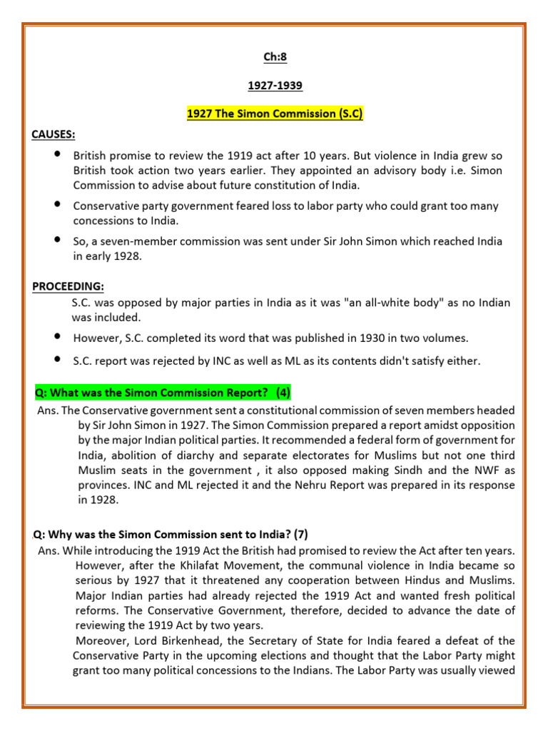CH 8 Handout | PDF | Muhammad Ali Jinnah | Mahatma Gandhi CH 8 Handout | PDF | Muhammad Ali Jinnah | Mahatma Gandhi