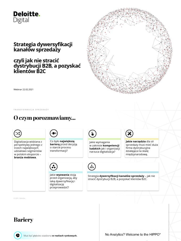 PL Webinar 22-02-2021 Strategia Dywersyfikacji Kanalow Sprzedazy | PDF