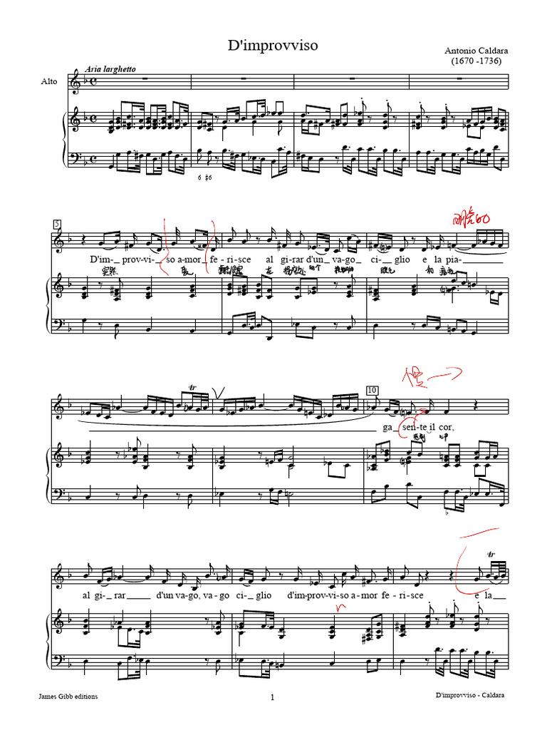 Dimprovviso Caldara | PDF