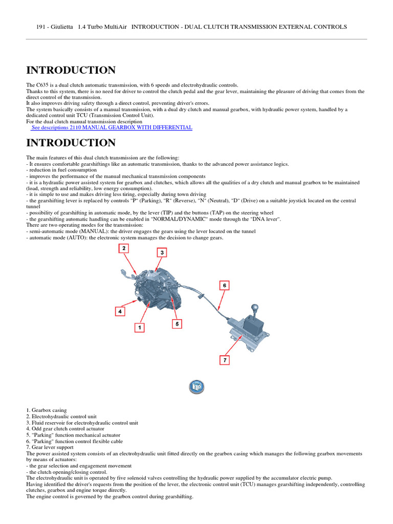 2128 TCT Dual Clutch Transmission External Controls | PDF | Manual Transmission | Automatic ...