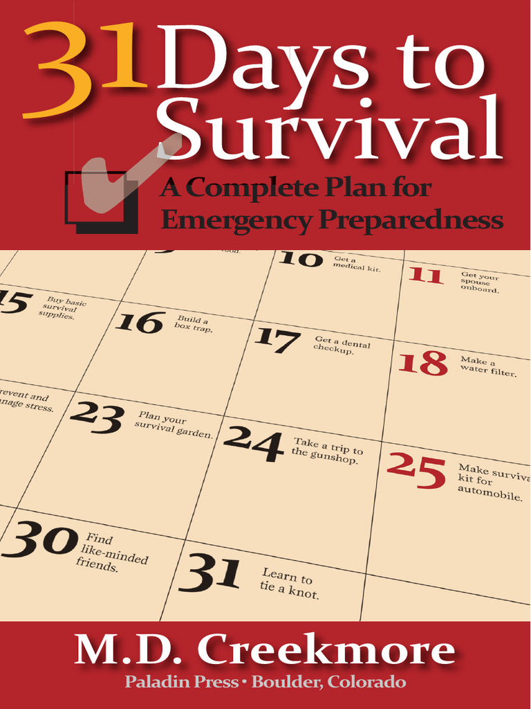 31 Days to Survival Preparedness Guide | PDF | Self-Improvement