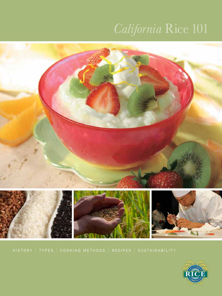 California Rice: History, Types, and Recipes | PDF | Rice | Whole Grain