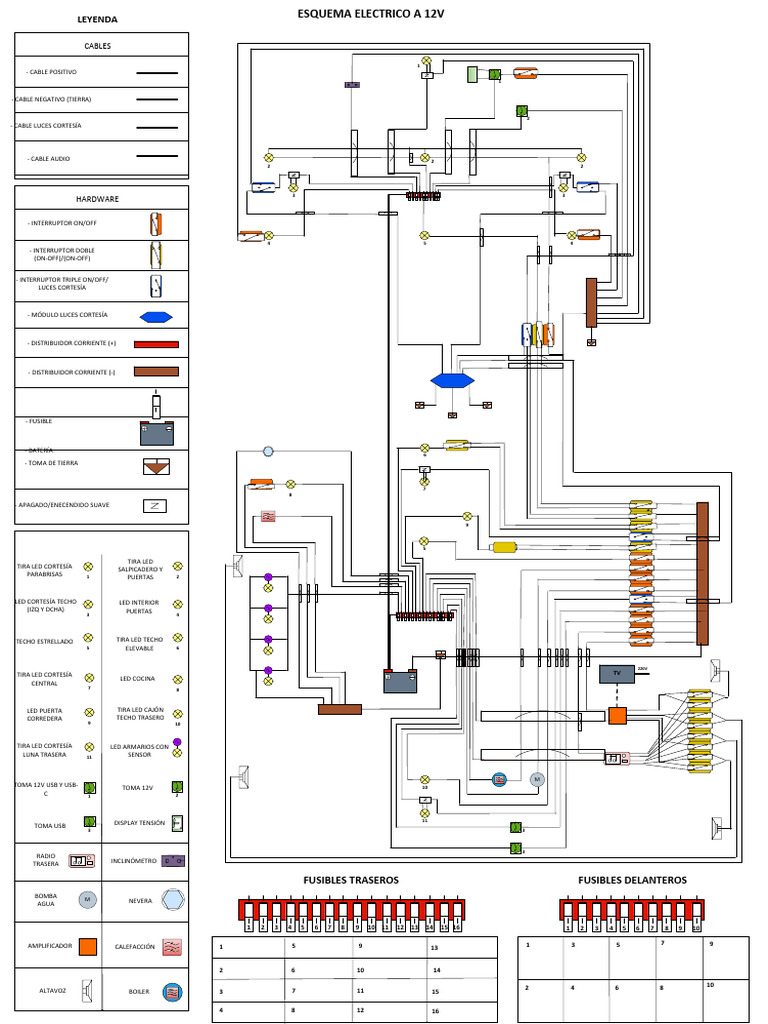 Esquema Electrico T3 | PDF | Ingenieria Eléctrica | Electrónica