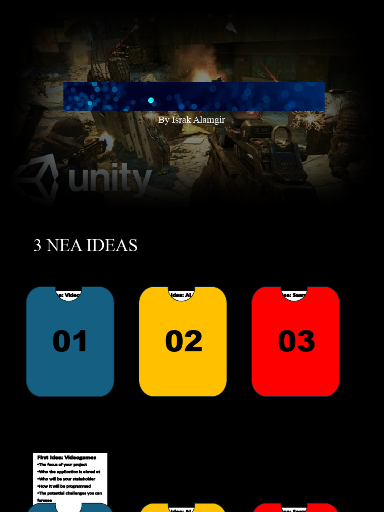 3 Nea Projects Pdf Computer Programming Video Games