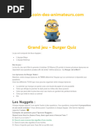 Burger Quizz 1 | PDF | Divertissement