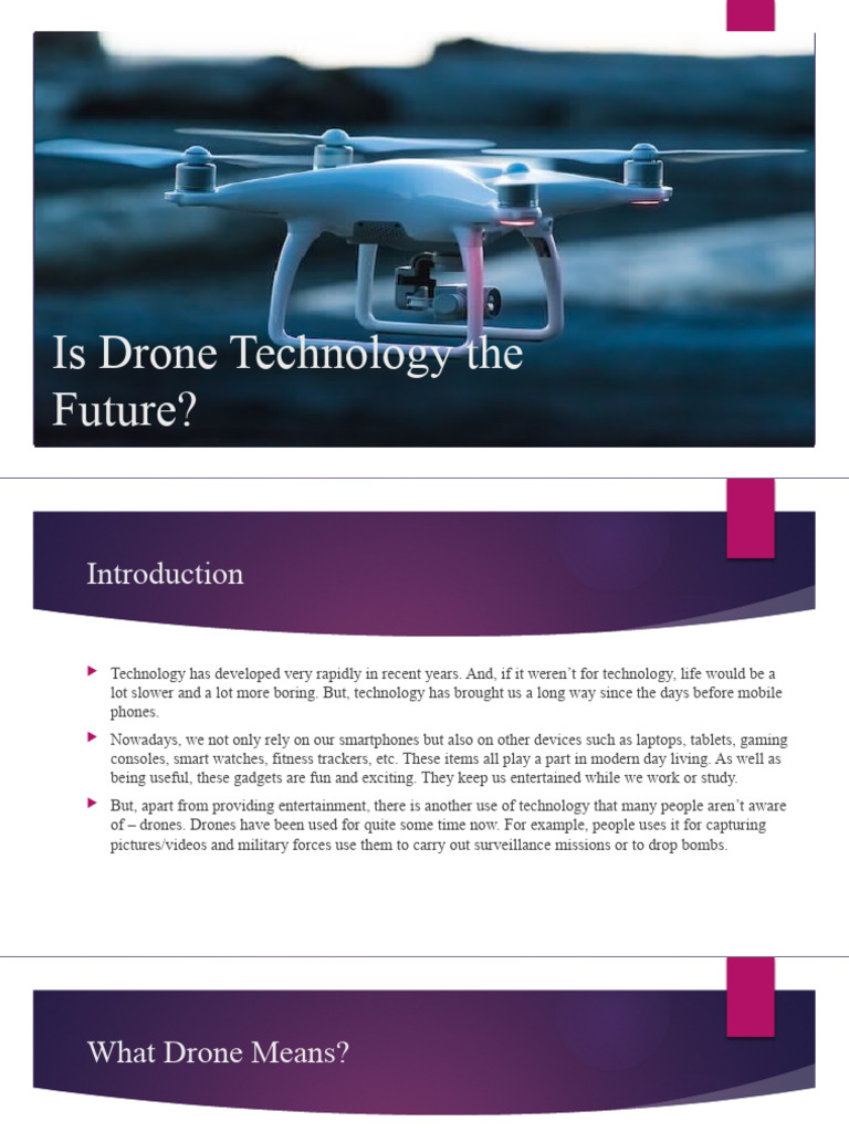 Drone Technology | PDF | Unmanned Aerial Vehicle | Surveillance