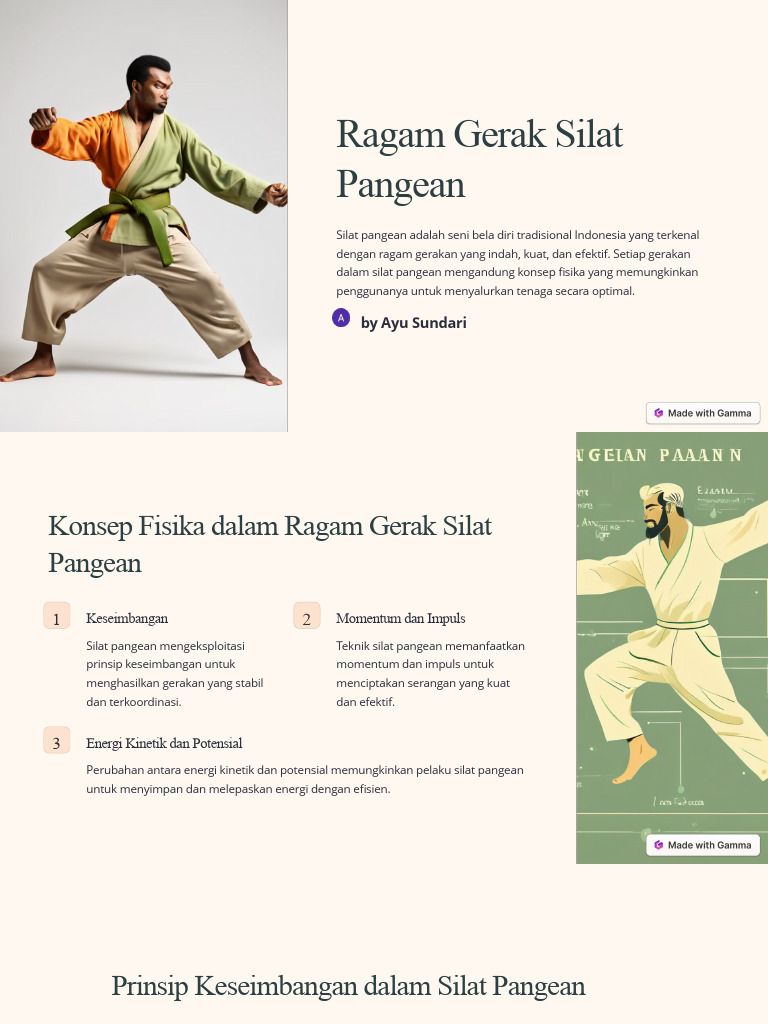Ragam Gerak Silat Pangean | PDF