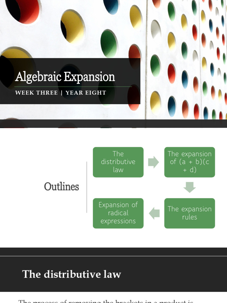 Algebra Expansion Techniques | PDF | Mathematics | Algebra