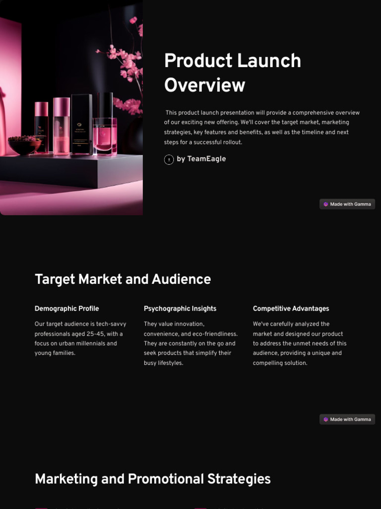 Product Launch Overview | Download Free PDF | Advertising | Marketing