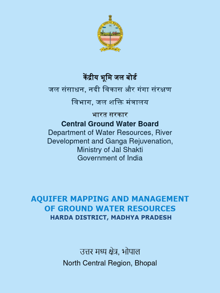 Central Ground Water Board: Aquifer Mapping and Management of Ground ...