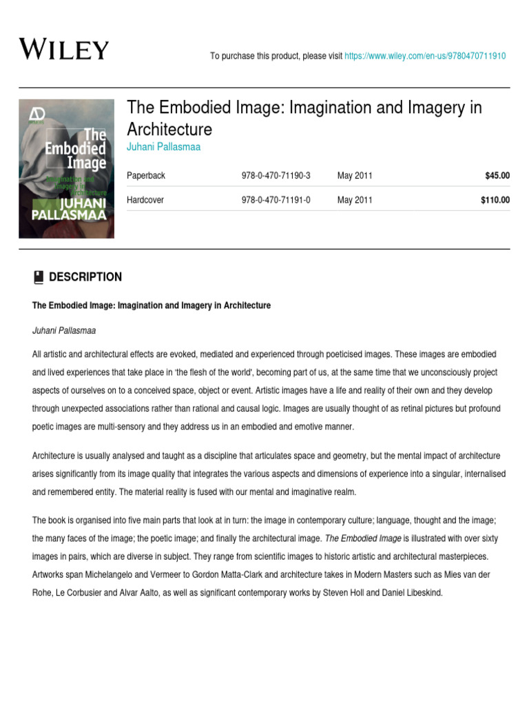 The Embodied Image Imagination and Image | PDF | Science & Mathematics
