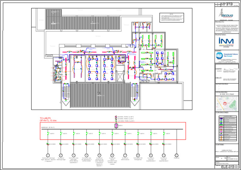Diseño Ele Piso 5-Elec-01 | PDF | Ingenieria Eléctrica | Electricidad