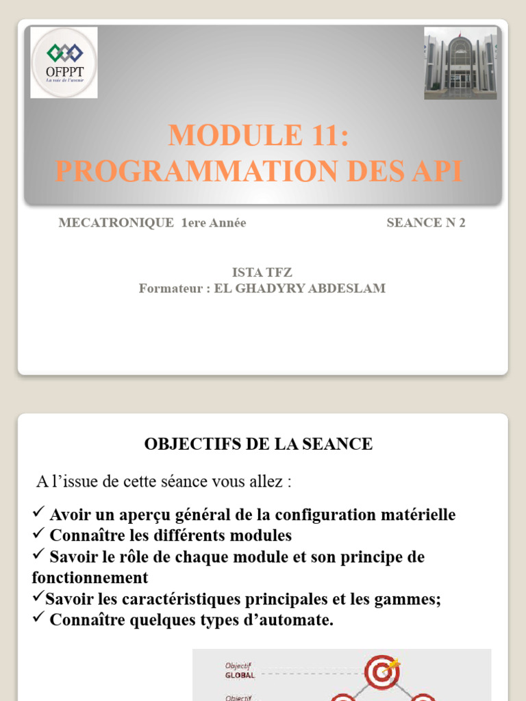 Module 11 - 2 | PDF | Automate programmable industriel | Programme informatique