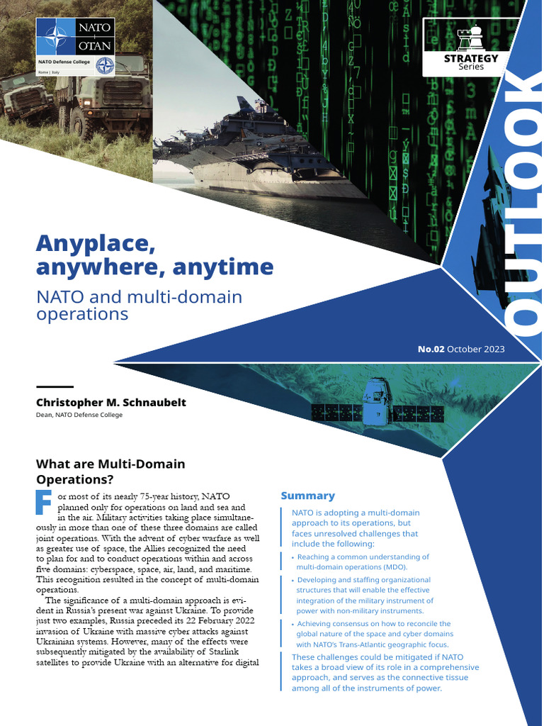 NATO Outlook-02 - 23 | PDF | Nato | Cyberspace