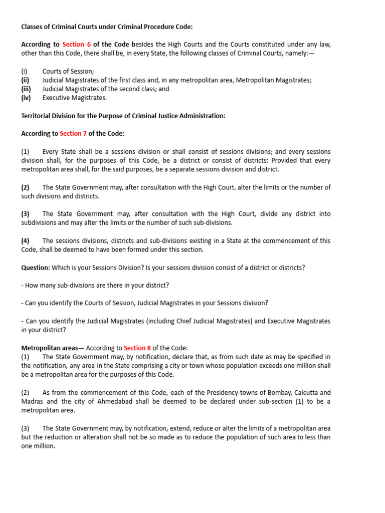 Hierarchy and Powers of Criminal Courts | PDF | Magistrate | Judge