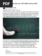 CAT 2025 Time Table IQuanta - July To Nov | PDF | Quadratic Equation | Equations