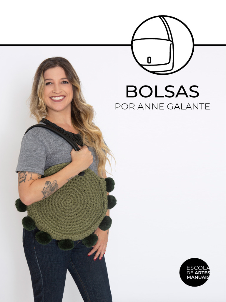 Apostila Bolsas em Crochê | PDF | Crochê