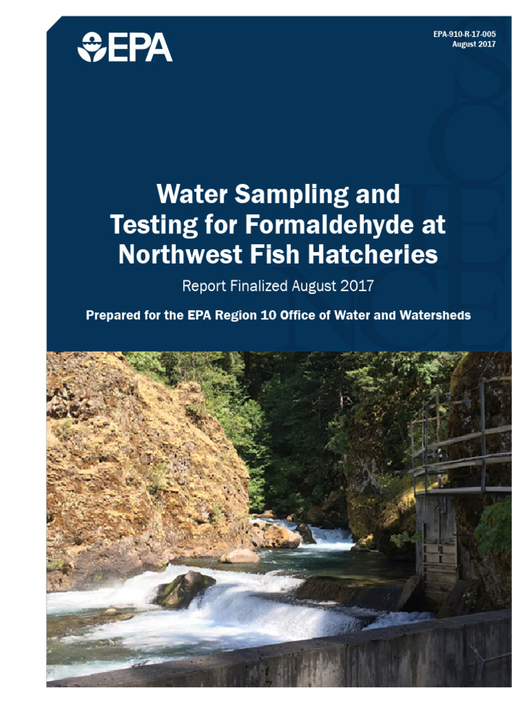Water Sampling Formaldehyde NW Fish Hatcheries Report 2017 | PDF ...
