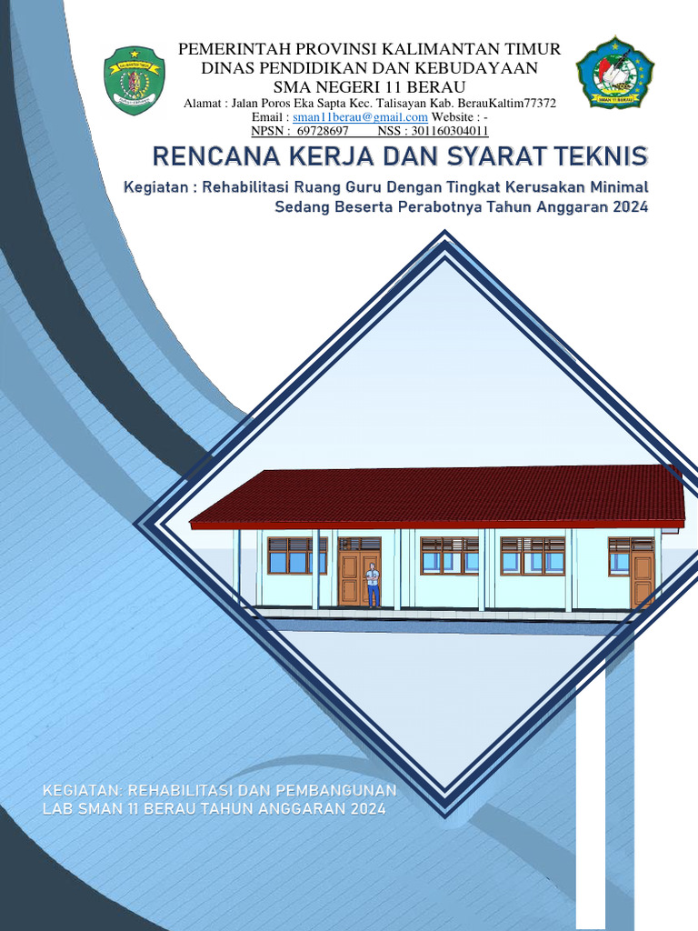 Rehabilitasi Ruang Guru SMAN 11 Berau | PDF