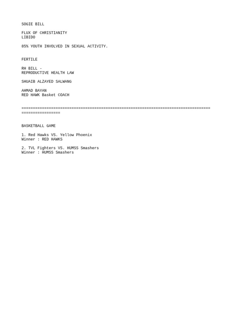 Sogie Bill | PDF | Wellness