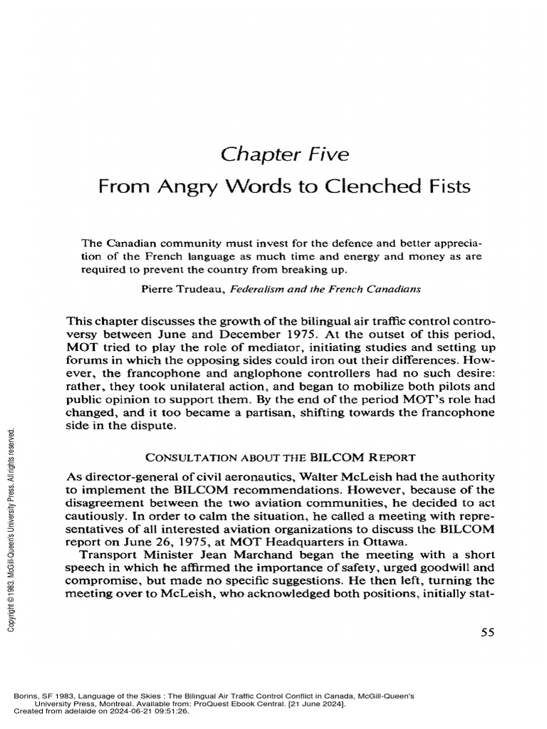 Language of The Skies The Bilingual Air Traffic Co... - (5. From Angry ...