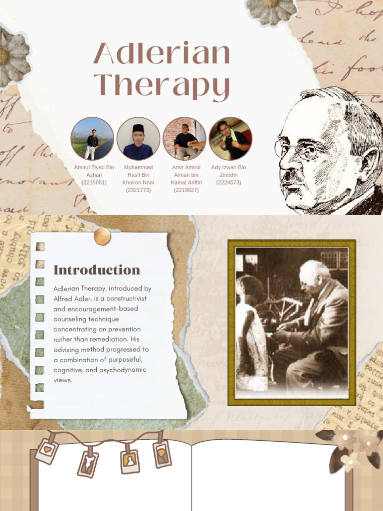 Adlerian Therapy (The Alpha) | PDF | Psychotherapy | Psychology
