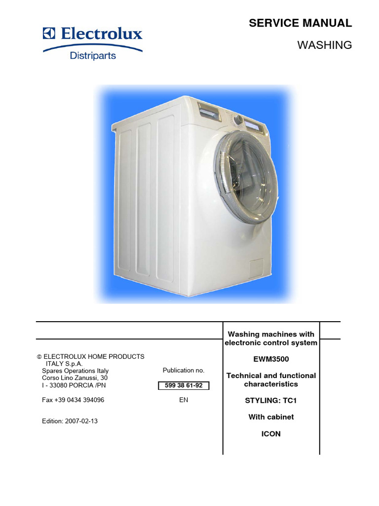 ewm3500 | PDF | Washing Machine | Menu (Computing)