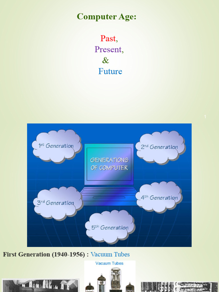 01 02 Generations of Computer | PDF | Integrated Circuit | Computer ...
