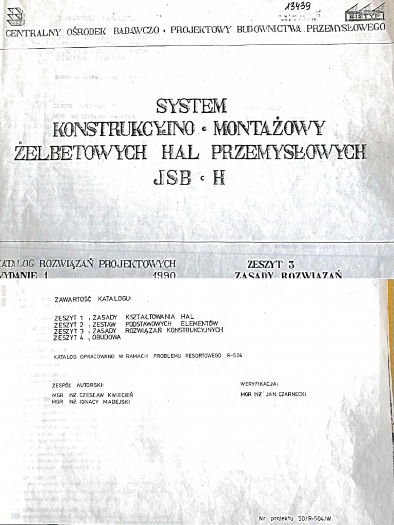 JSB-H Zeszyt 3 Zasady Rozwiazan Konstrukcyjnych | PDF
