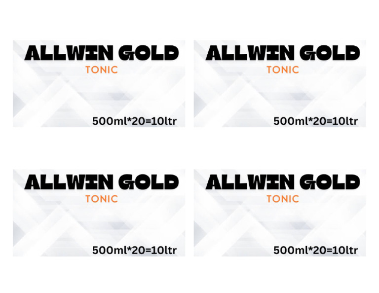 Allwin Gold 500ml | PDF