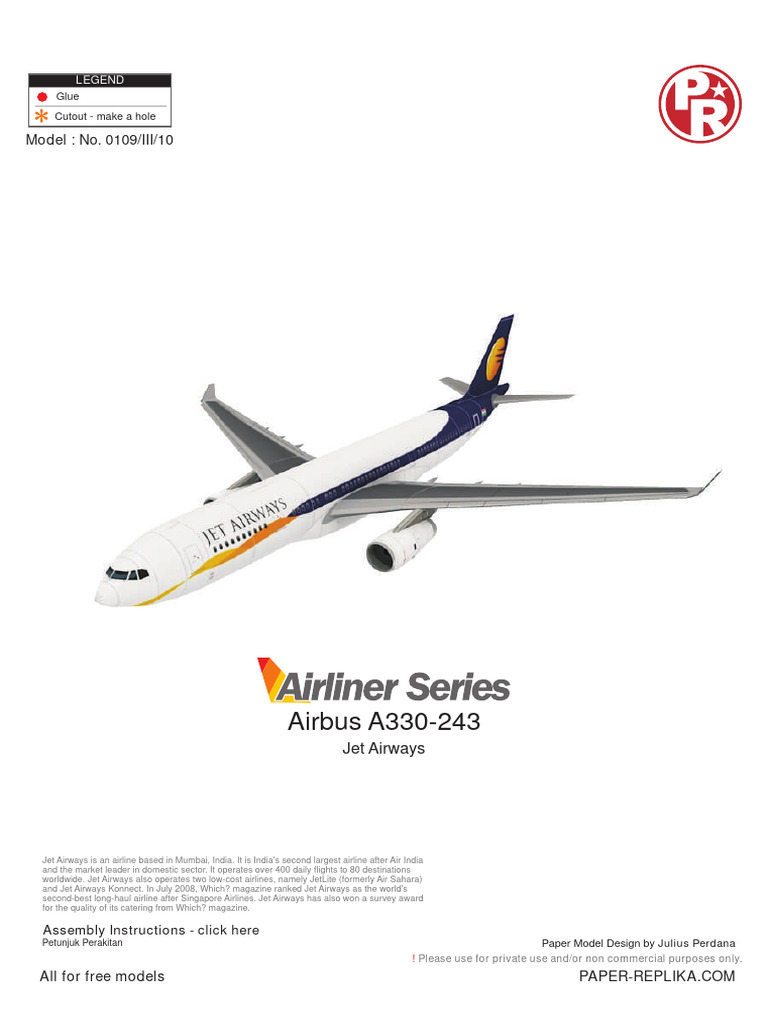 A330-243 Jet Airways - Unlocked | PDF | Aircraft | Transport