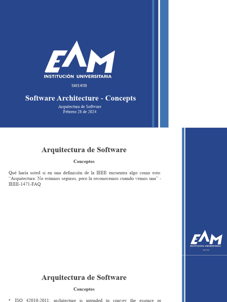 Conceptos Arquitectura de Software | PDF | Enterprise Architecture | System