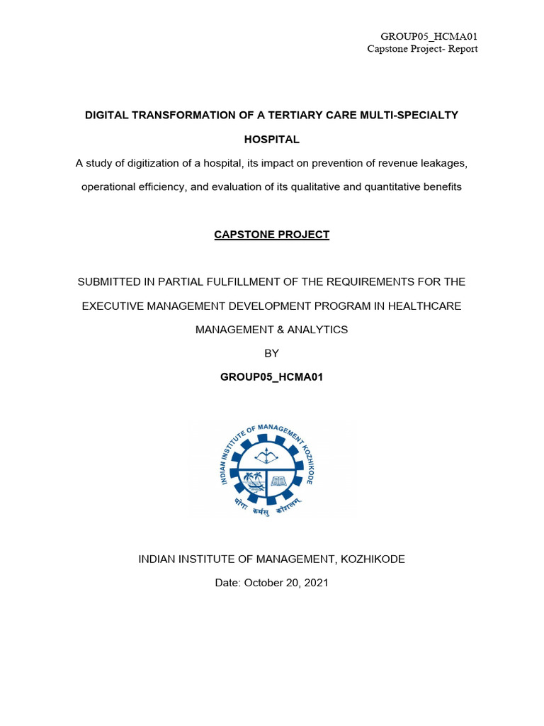 Project on HMS | PDF | Hospital | Patient
